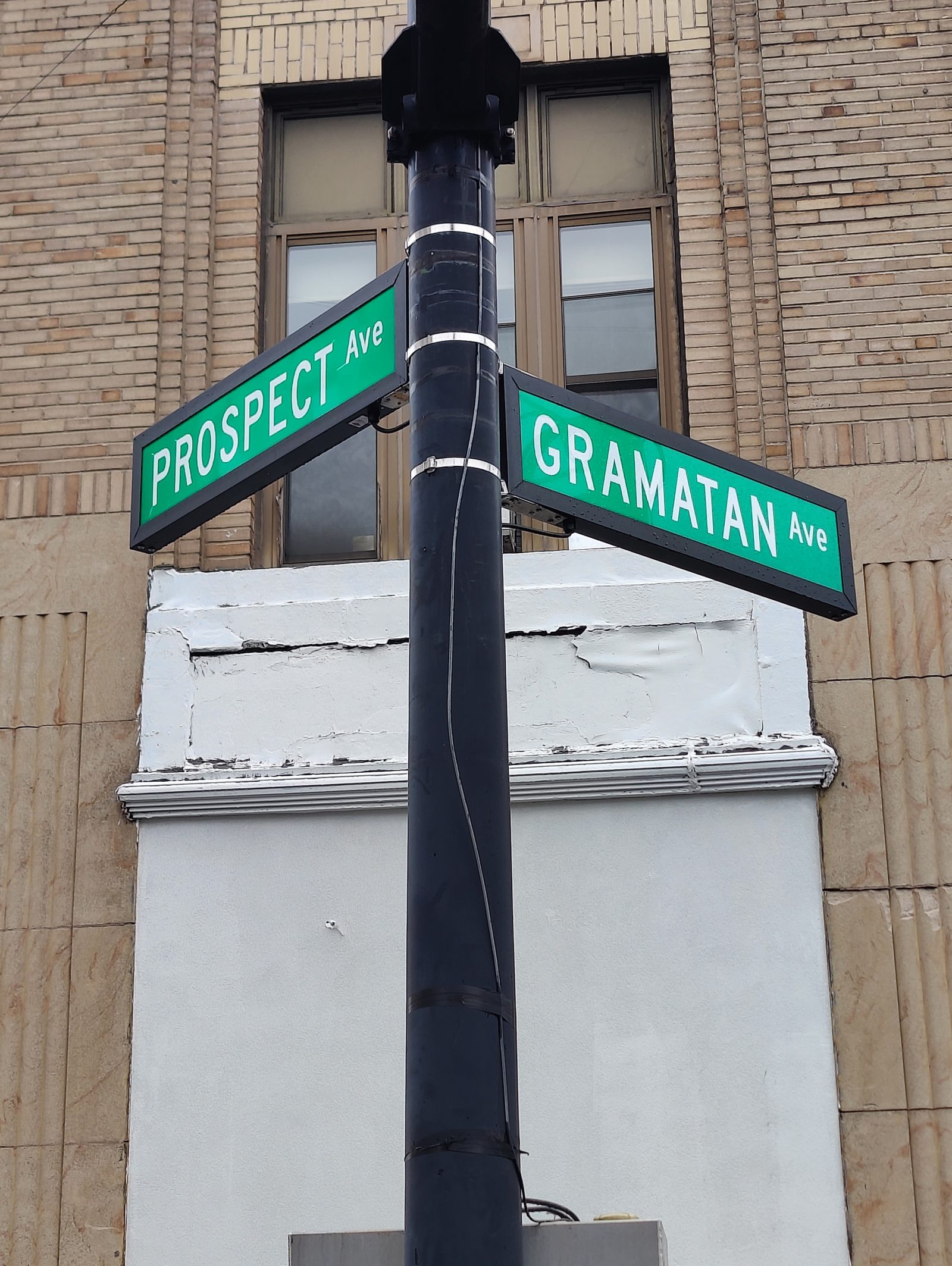 Flag Mounted Illuminated Signs - FLN-MAR